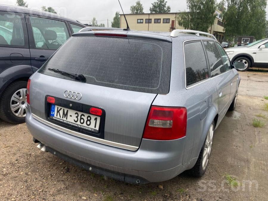 Grey Audi A6 2003 in Riga, with an engine capacity of 2.50 L and mileage of 388 thousand km for 990 €, photo 5 on AUTOMOTO.COM.LV