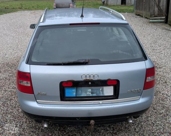 Grey Audi A6 2003 in Prienai, with an engine capacity of 2.50 L and mileage of 395 thousand km for 1200 €, photo 2 on AUTOMOTO.COM.LV