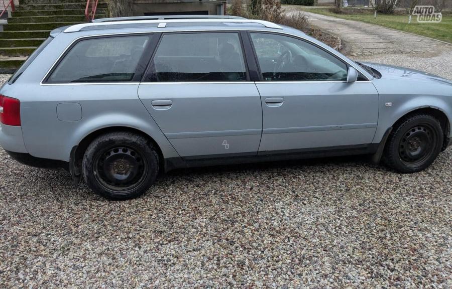 Grey Audi A6 2003 in Prienai, with an engine capacity of 2.50 L and mileage of 395 thousand km for 1200 €, photo 4 on AUTOMOTO.COM.LV