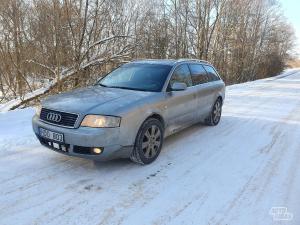 Pelēks Audi A6 2003 Viļņa, ar dzinēja tilpumu 1.90 L un nobraukumu 424 tūkst. km par 555 €, foto  vietnē AUTOMOTO.COM.LV