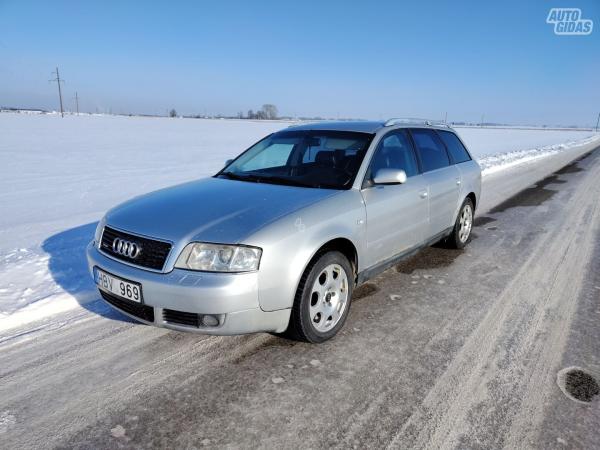 Pelēks Audi A6 2003 Marijampole, ar dzinēja tilpumu 2.50 L un nobraukumu 380 tūkst. km par 1200 €, foto 1 vietnē AUTOMOTO.COM.LV