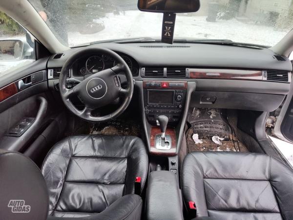 Pelēks Audi A6 2003 Marijampole, ar dzinēja tilpumu 2.50 L un nobraukumu 380 tūkst. km par 1200 €, foto 6 vietnē AUTOMOTO.COM.LV