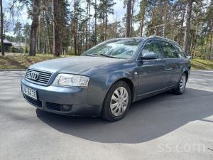 Pelēks Audi A6 2003 Daugavpils, ar dzinēja tilpumu 2.50 L un nobraukumu 0 tūkst. km par 1150 €, foto  vietnē AUTOMOTO.COM.LV