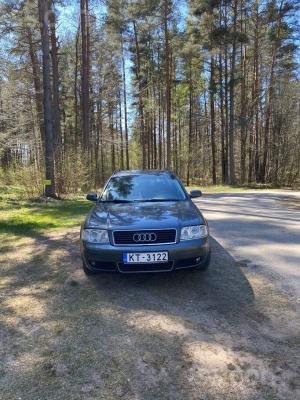 Grey Audi A6 2003 in Talsi, with an engine capacity of 2.00 L and mileage of 284 thousand km for 1800 €, photo  on AUTOMOTO.COM.LV