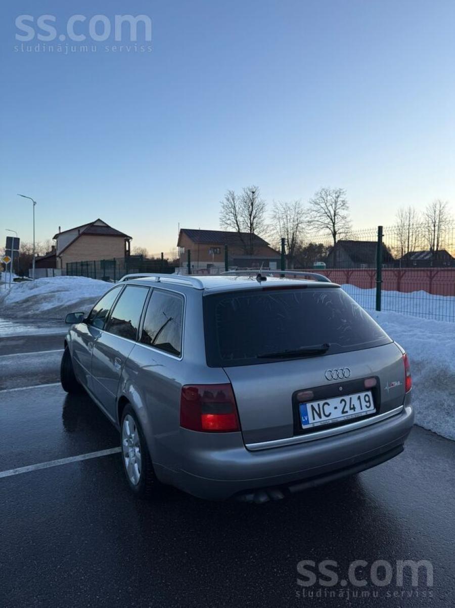 Grey Audi A6 2003 in Balvi, with an engine capacity of 2.50 L and mileage of 313 thousand km for 1690 €, photo 6 on AUTOMOTO.COM.LV