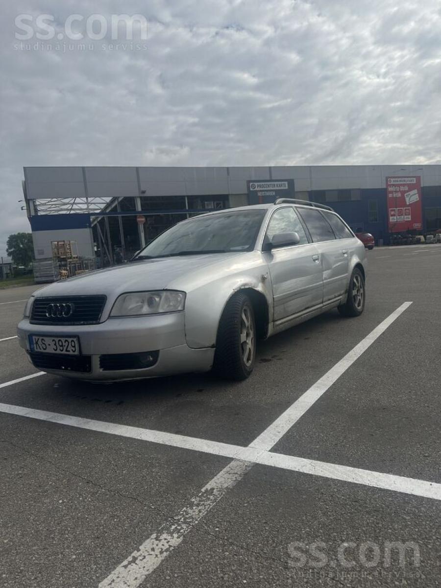 Pelēks Audi A6 2003 Daugavpils, ar dzinēja tilpumu 2.50 L un nobraukumu 380 tūkst. km par 600 €, foto 3 vietnē AUTOMOTO.COM.LV