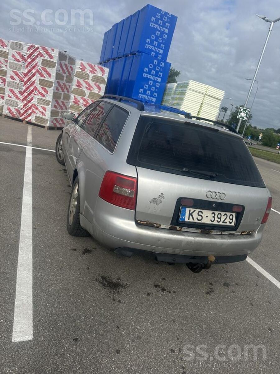 Pelēks Audi A6 2003 Daugavpils, ar dzinēja tilpumu 2.50 L un nobraukumu 380 tūkst. km par 600 €, foto 5 vietnē AUTOMOTO.COM.LV