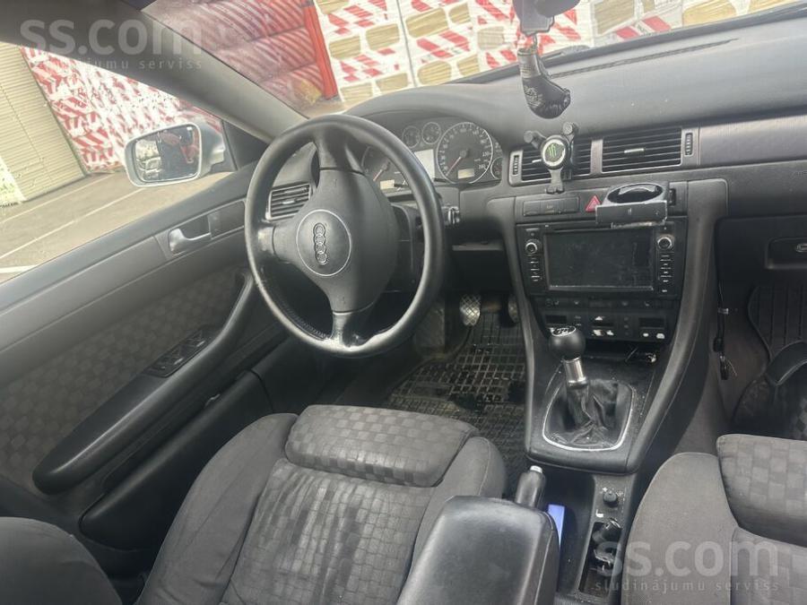 Pelēks Audi A6 2003 Daugavpils, ar dzinēja tilpumu 2.50 L un nobraukumu 380 tūkst. km par 600 €, foto 7 vietnē AUTOMOTO.COM.LV