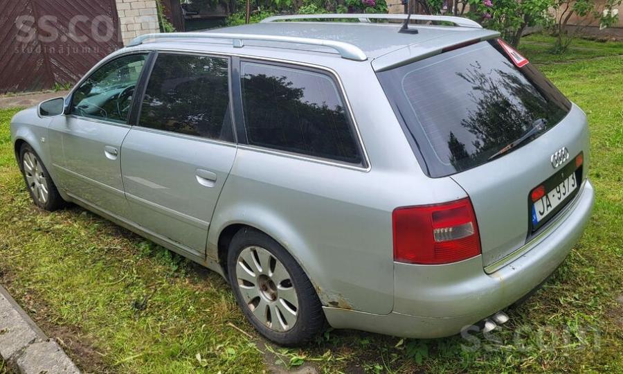 Pelēks Audi A6 2003 Rīga, ar dzinēja tilpumu 2.50 L un nobraukumu 351 tūkst. km par 500 €, foto 5 vietnē AUTOMOTO.COM.LV
