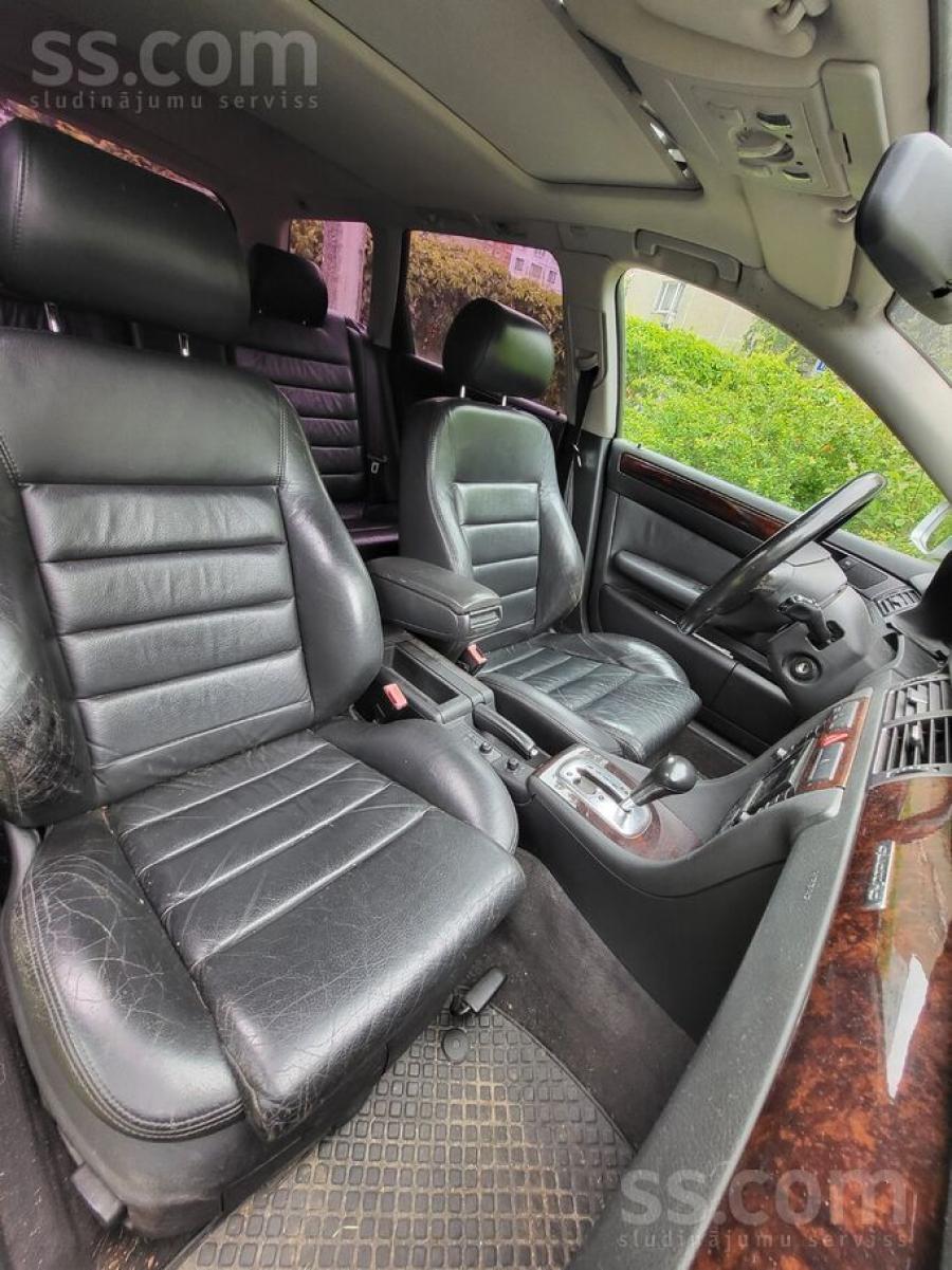 Pelēks Audi A6 2003 Rīga, ar dzinēja tilpumu 2.50 L un nobraukumu 351 tūkst. km par 500 €, foto 8 vietnē AUTOMOTO.COM.LV