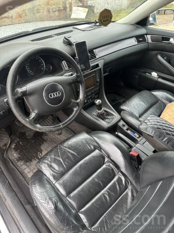 Pelēks Audi A6 2003 Rēzekne, ar dzinēja tilpumu 2.50 L un nobraukumu 316 tūkst. km par 1250 €, foto 5 vietnē AUTOMOTO.COM.LV