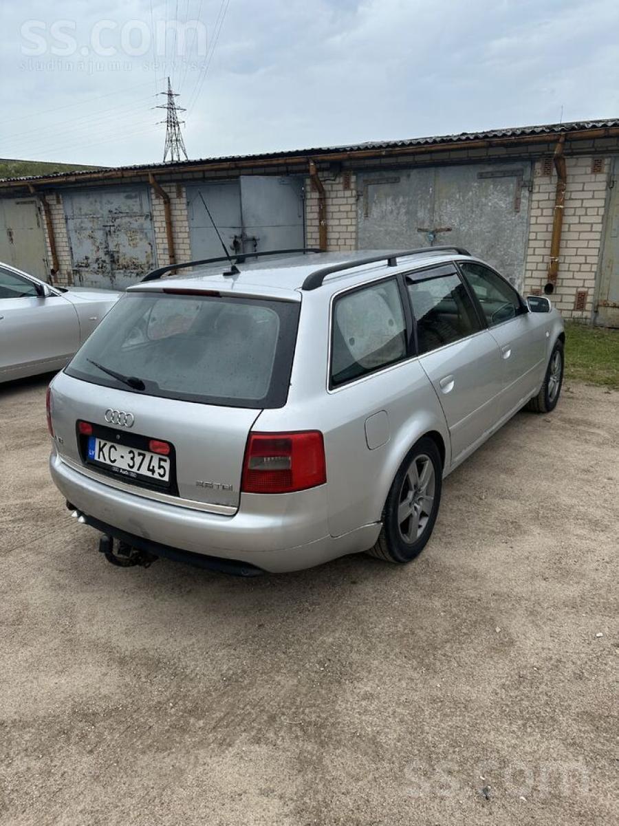 Grey Audi A6 2003 in Rezekne, with an engine capacity of 2.50 L and mileage of 316 thousand km for 1250 €, photo 4 on AUTOMOTO.COM.LV