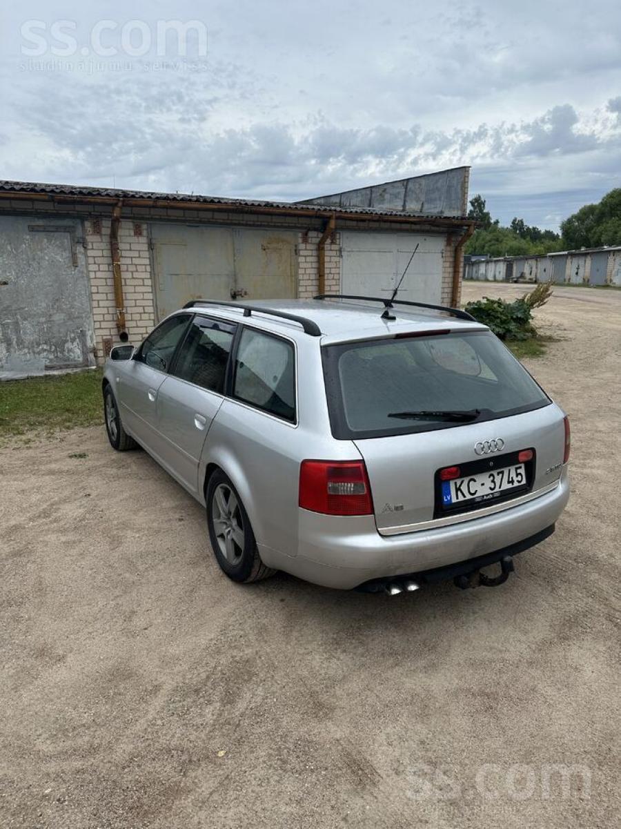 Grey Audi A6 2003 in Rezekne, with an engine capacity of 2.50 L and mileage of 316 thousand km for 1250 €, photo 5 on AUTOMOTO.COM.LV
