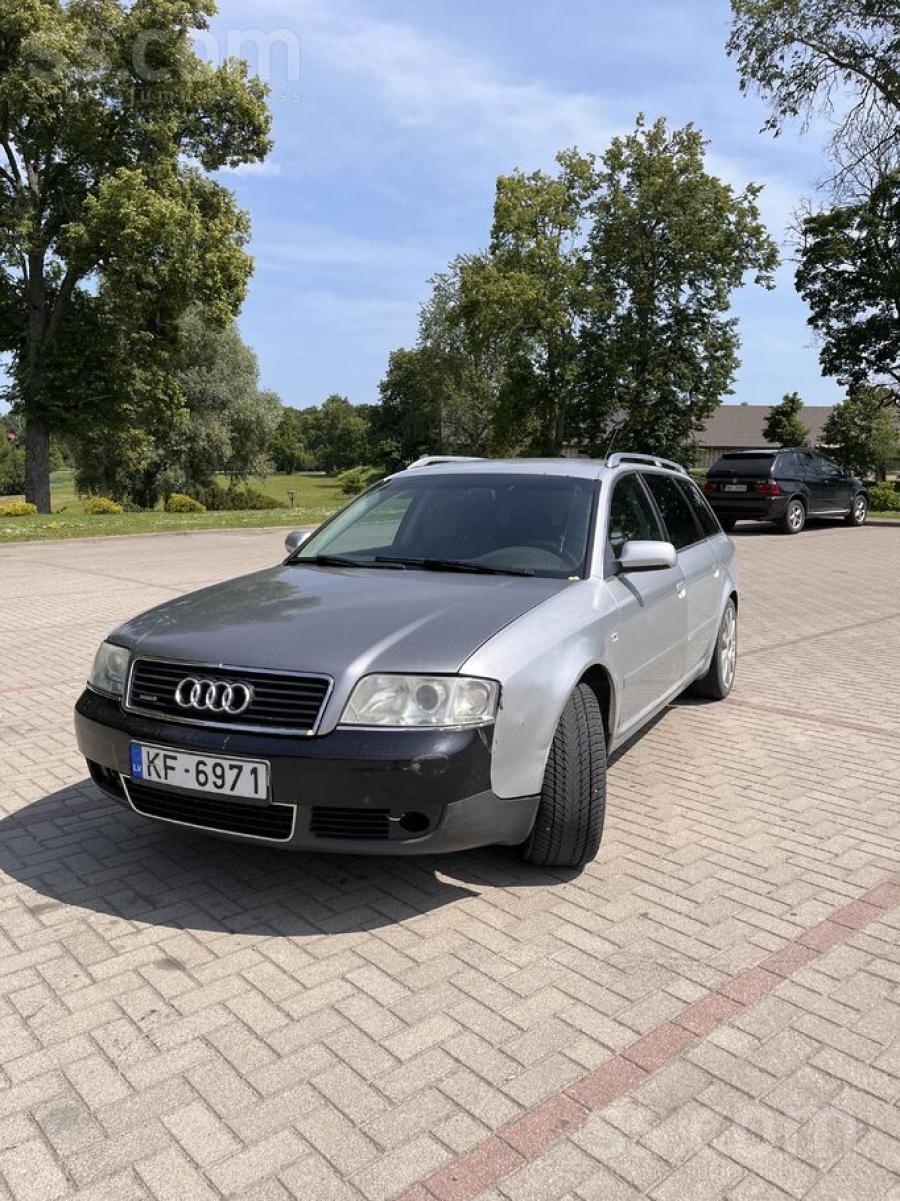 Серый Ауди А6 2003 в Валмиера, объемом двигателя 2.50 л и пробегом 330 тыс. км за 1100 €, фото 1 на AUTOMOTO.COM.LV