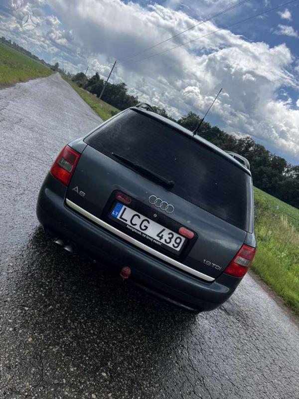 Grey Audi A6 2003 in Panevezys, with an engine capacity of 1.90 L and mileage of 409 thousand km for 2150 €, photo 8 on AUTOMOTO.COM.LV