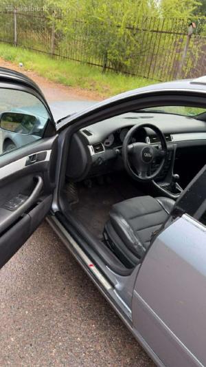 Grey Audi A6 2003 in Kaunas, with an engine capacity of 2.50 L and mileage of 470 thousand km for 750 €, photo 9 on AUTOMOTO.COM.LV