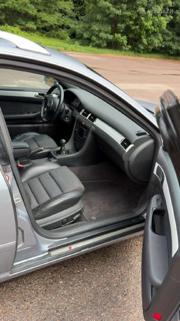 Pelēks Audi A6 2003 Kauņa, ar dzinēja tilpumu 2.50 L un nobraukumu 470 tūkst. km par 750 €, foto 9 vietnē AUTOMOTO.COM.LV