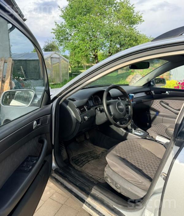 Pelēks Audi A6 2003 Jelgava, ar dzinēja tilpumu 2.50 L un nobraukumu 389 tūkst. km par 1700 €, foto 5 vietnē AUTOMOTO.COM.LV
