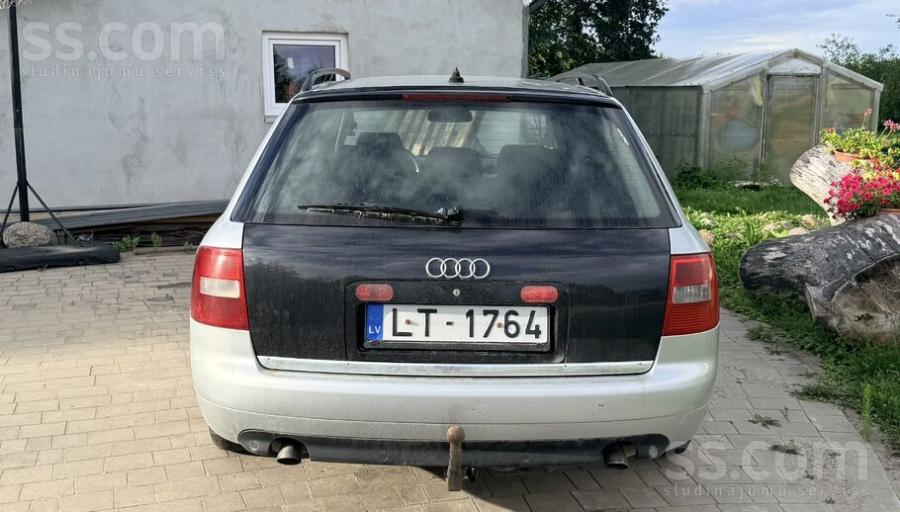 Pelēks Audi A6 2003 Jelgava, ar dzinēja tilpumu 2.50 L un nobraukumu 389 tūkst. km par 1700 €, foto 6 vietnē AUTOMOTO.COM.LV