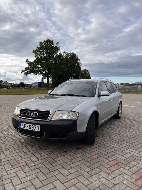 Pelēks Audi A6 2003 Valmiera, ar dzinēja tilpumu 2.50 L un nobraukumu 330 tūkst. km par 1600 €, foto 1 vietnē AUTOMOTO.COM.LV