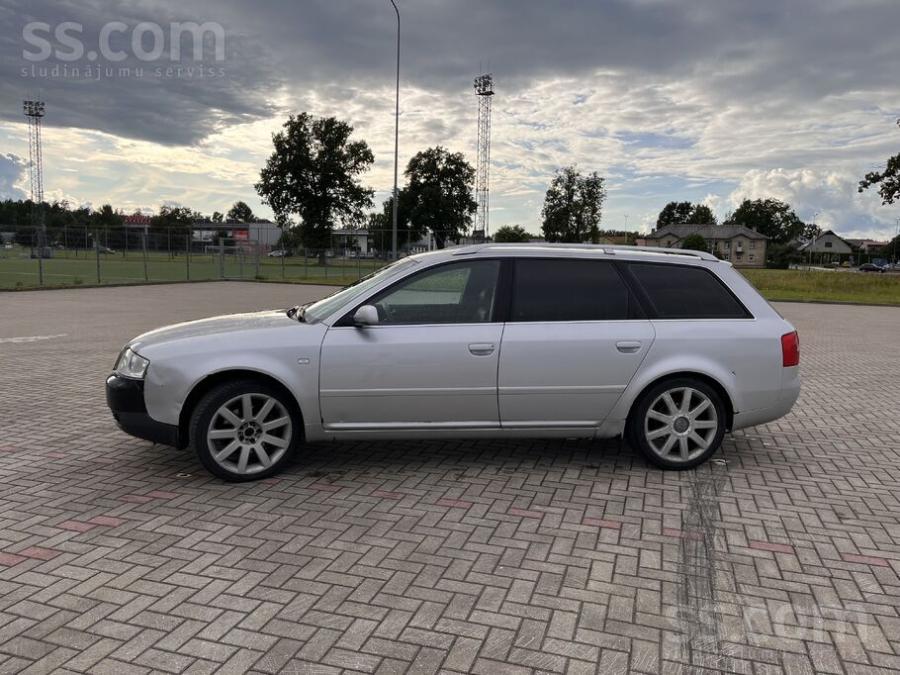Pelēks Audi A6 2003 Valmiera, ar dzinēja tilpumu 2.50 L un nobraukumu 330 tūkst. km par 1600 €, foto 3 vietnē AUTOMOTO.COM.LV