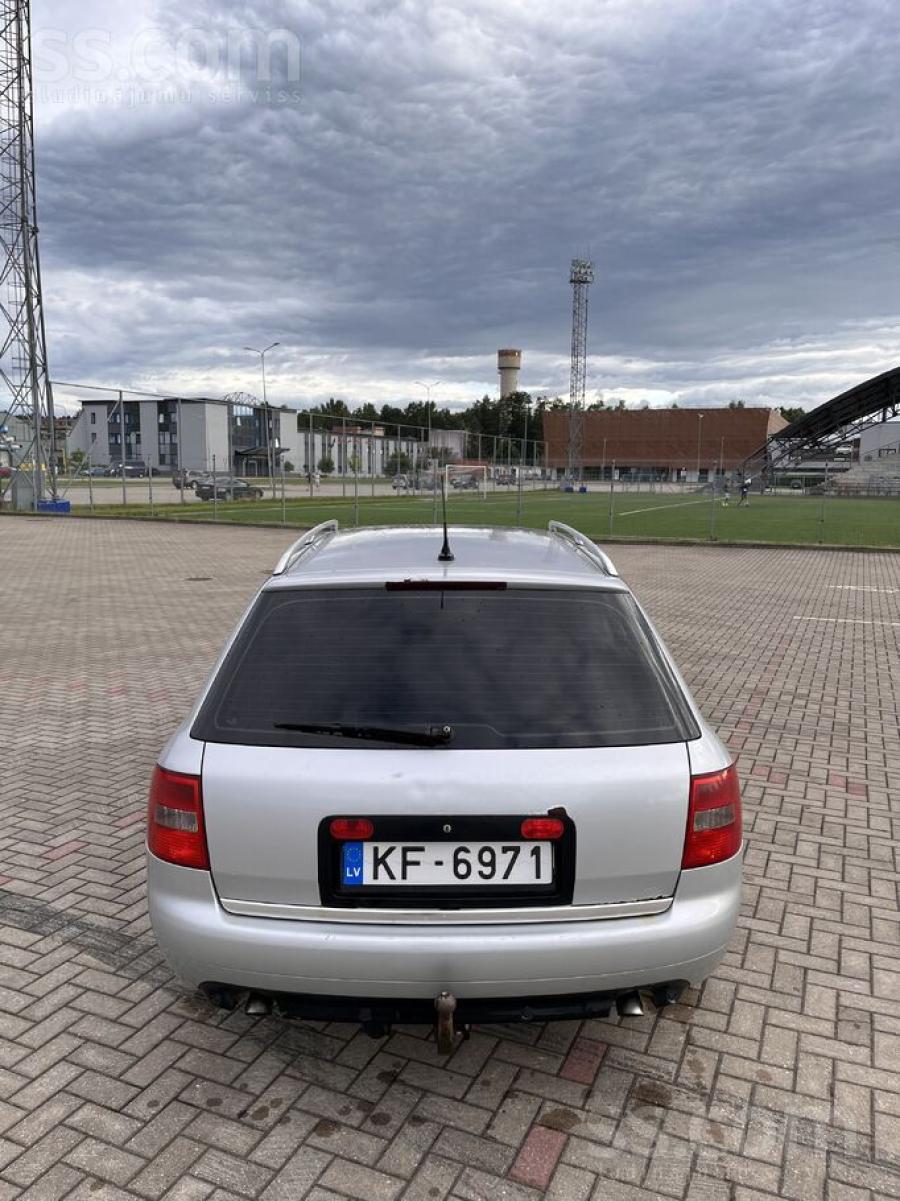 Pelēks Audi A6 2003 Valmiera, ar dzinēja tilpumu 2.50 L un nobraukumu 330 tūkst. km par 1600 €, foto 5 vietnē AUTOMOTO.COM.LV
