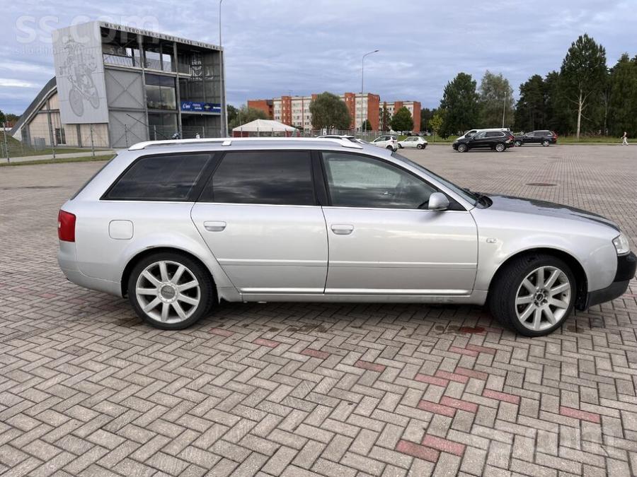 Pelēks Audi A6 2003 Valmiera, ar dzinēja tilpumu 2.50 L un nobraukumu 330 tūkst. km par 1600 €, foto 7 vietnē AUTOMOTO.COM.LV