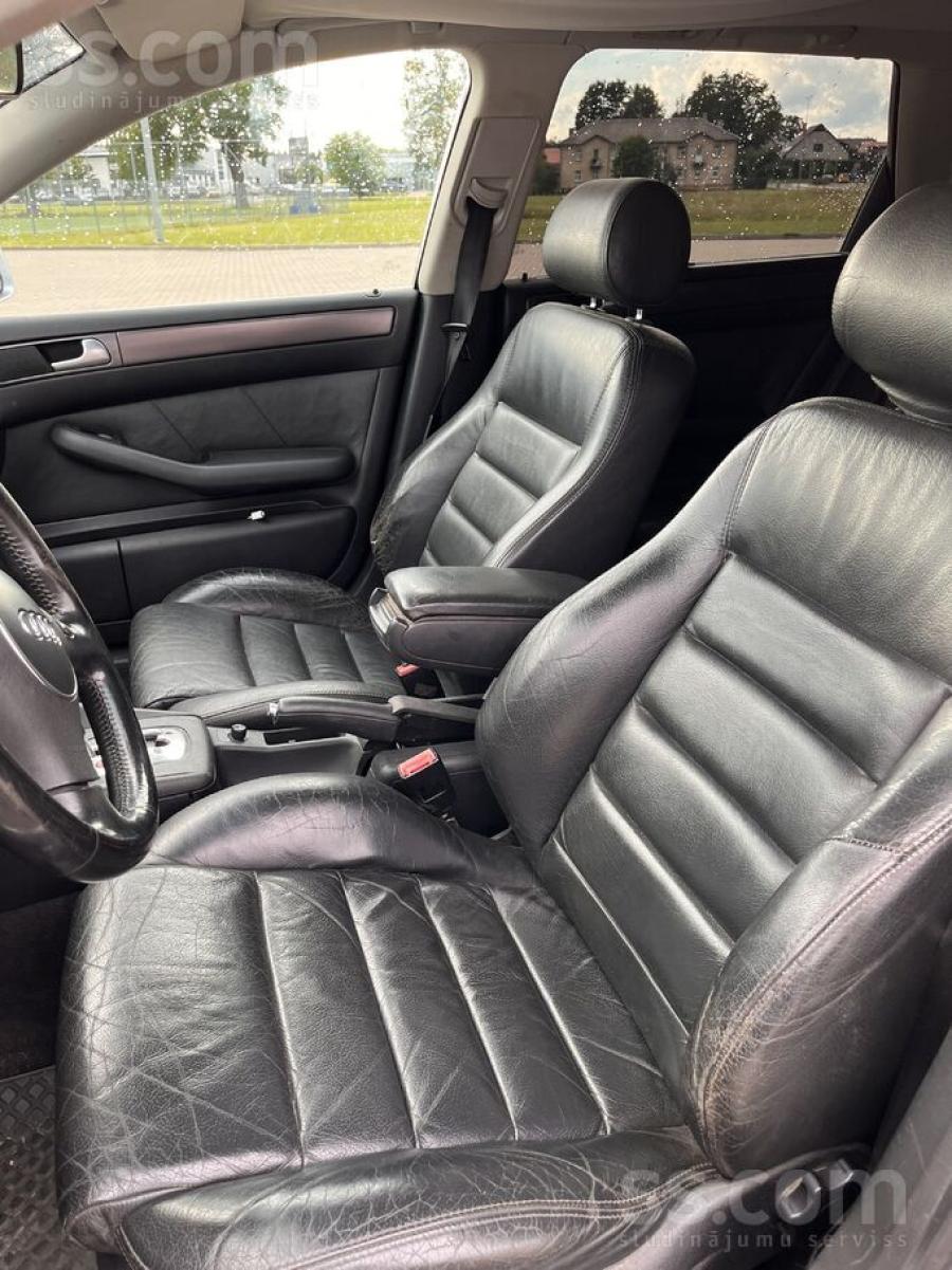 Pelēks Audi A6 2003 Valmiera, ar dzinēja tilpumu 2.50 L un nobraukumu 330 tūkst. km par 1600 €, foto 10 vietnē AUTOMOTO.COM.LV