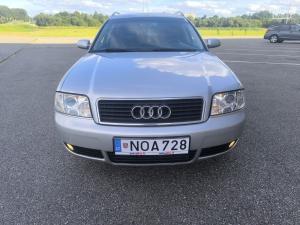 Grey Audi A6 2003 in Vilnius, with an engine capacity of 1.90 L and mileage of 477 thousand km for 2200 €, photo 3 on AUTOMOTO.COM.LV