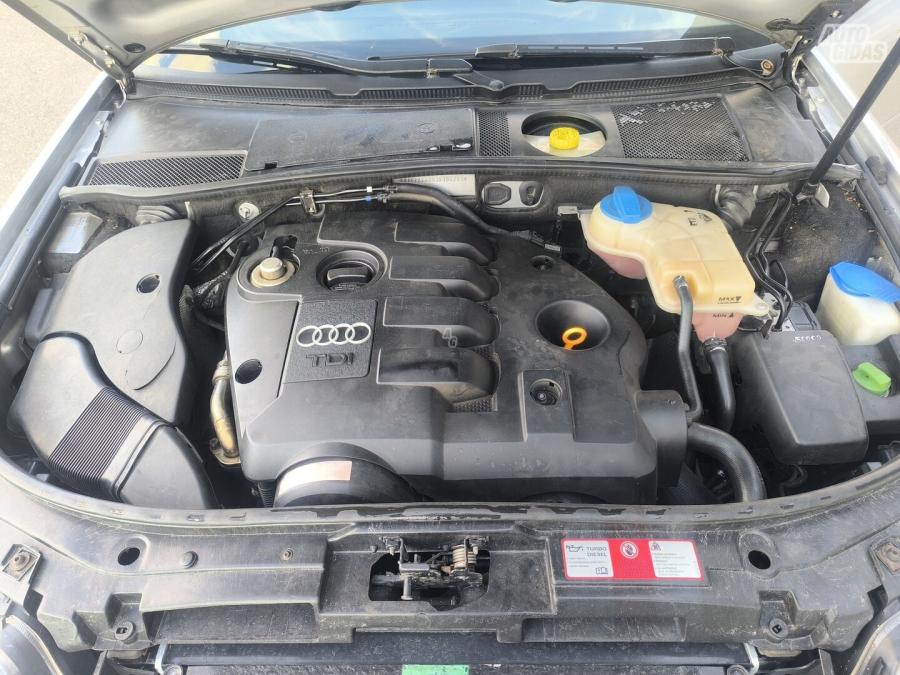 Grey Audi A6 2003 in Vilnius, with an engine capacity of 1.90 L and mileage of 477 thousand km for 1900 €, photo 17 on AUTOMOTO.COM.LV