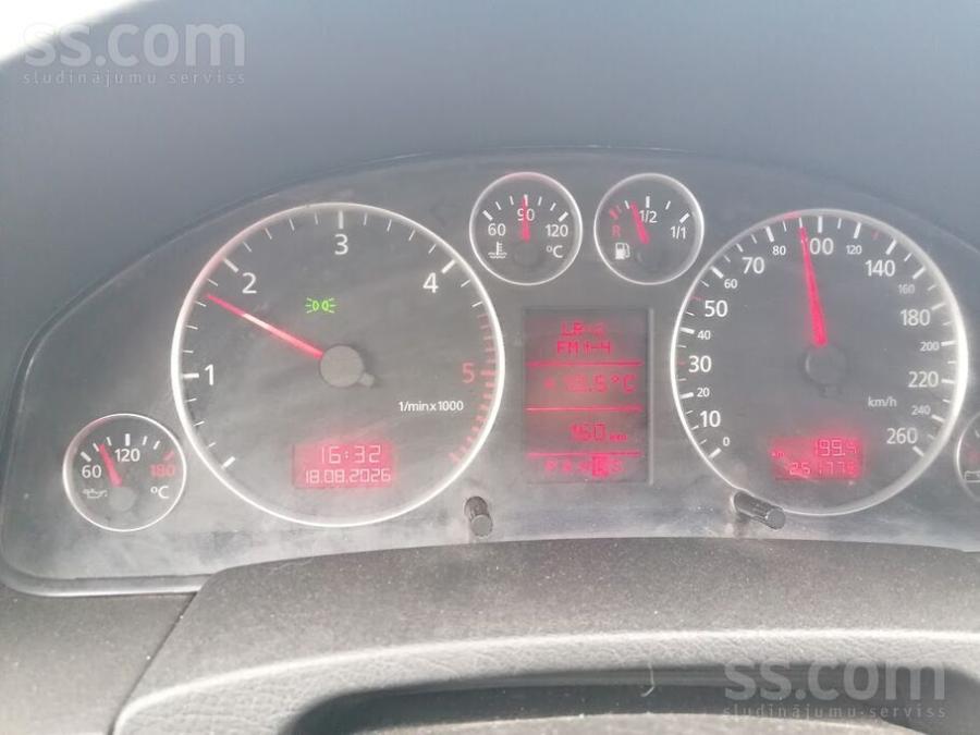 Grey Audi A6 2003 in Balvi, with an engine capacity of 2.50 L and mileage of 252 thousand km for 2700 €, photo 22 on AUTOMOTO.COM.LV