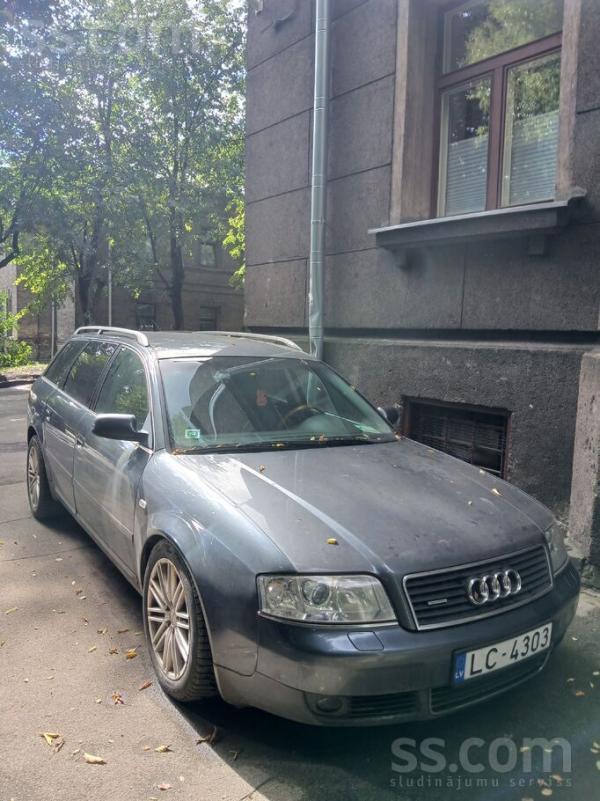Pelēks Audi A6 2003 Rīga, ar dzinēja tilpumu 1.80 L un nobraukumu 301 tūkst. km par 1200 €, foto 4 vietnē AUTOMOTO.COM.LV