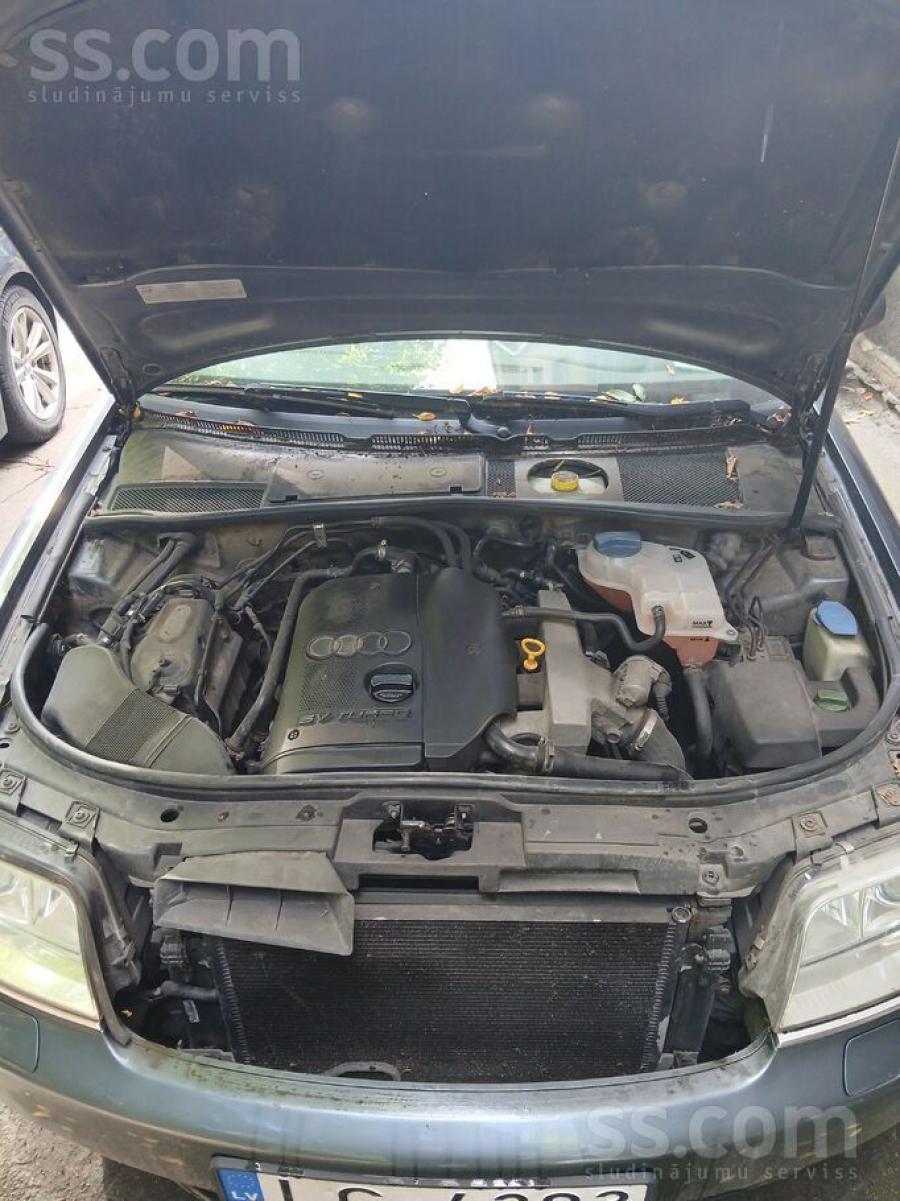 Grey Audi A6 2003 in Riga, with an engine capacity of 1.80 L and mileage of 301 thousand km for 1200 €, photo 17 on AUTOMOTO.COM.LV