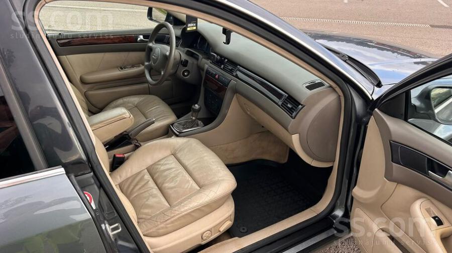 Grey Audi A6 2003 in Riga, with an engine capacity of 1.90 L and mileage of 403 thousand km for 2000 €, photo 10 on AUTOMOTO.COM.LV