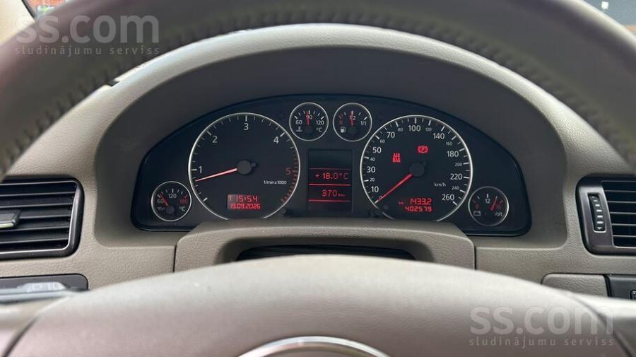 Grey Audi A6 2003 in Riga, with an engine capacity of 1.90 L and mileage of 403 thousand km for 2000 €, photo 11 on AUTOMOTO.COM.LV