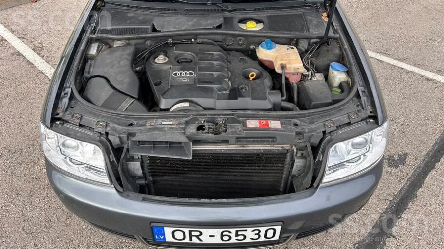 Grey Audi A6 2003 in Riga, with an engine capacity of 1.90 L and mileage of 403 thousand km for 2000 €, photo 12 on AUTOMOTO.COM.LV