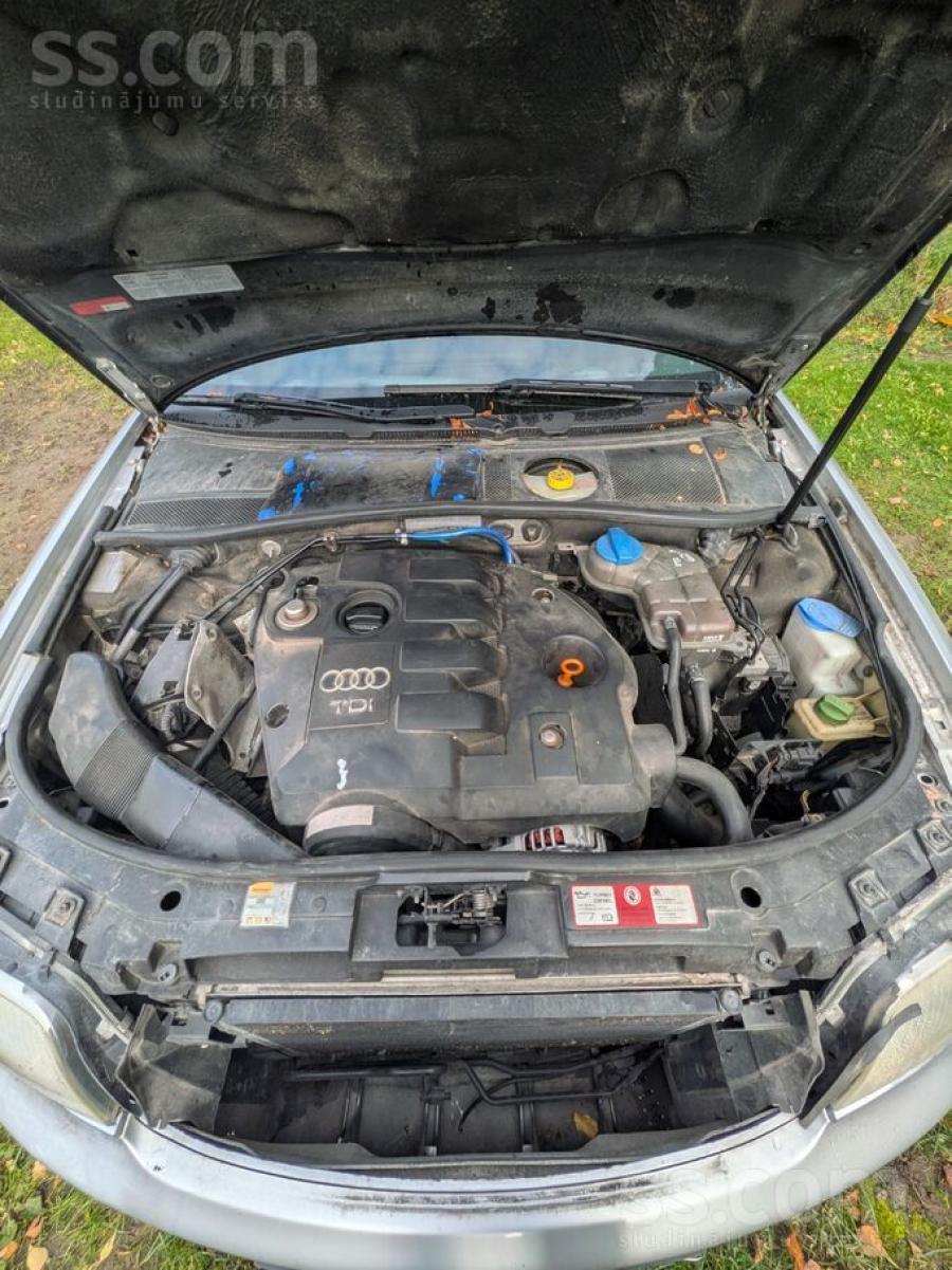 Pelēks Audi A6 2003 Valmiera, ar dzinēja tilpumu 1.90 L un nobraukumu 354 tūkst. km par 980 €, foto 4 vietnē AUTOMOTO.COM.LV