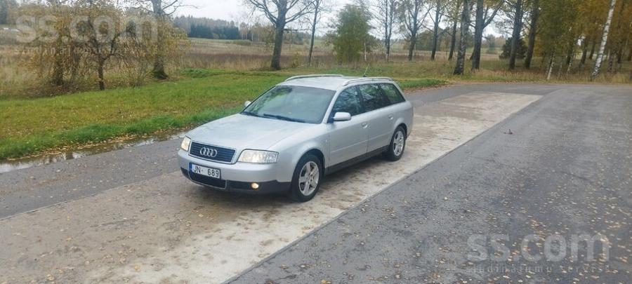 Pelēks Audi A6 2003 Madona, ar dzinēja tilpumu 2.50 L un nobraukumu 360 tūkst. km par 1350 €, foto 1 vietnē AUTOMOTO.COM.LV