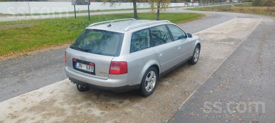 Pelēks Audi A6 2003 Madona, ar dzinēja tilpumu 2.50 L un nobraukumu 360 tūkst. km par 1350 €, foto 5 vietnē AUTOMOTO.COM.LV
