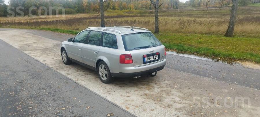 Pelēks Audi A6 2003 Madona, ar dzinēja tilpumu 2.50 L un nobraukumu 360 tūkst. km par 1350 €, foto 6 vietnē AUTOMOTO.COM.LV