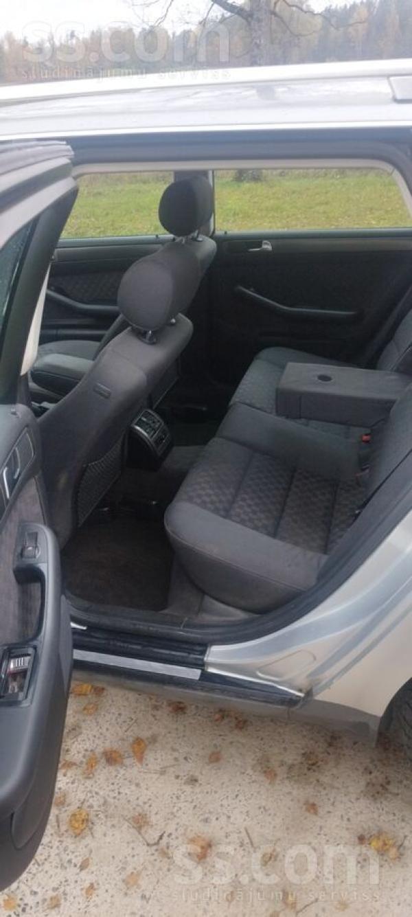 Pelēks Audi A6 2003 Madona, ar dzinēja tilpumu 2.50 L un nobraukumu 360 tūkst. km par 1350 €, foto 8 vietnē AUTOMOTO.COM.LV