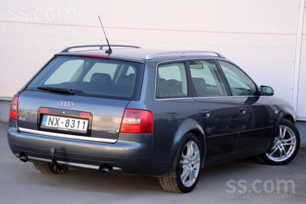 Grey Audi A6 2004 in Tukums, with an engine capacity of 2.50 L and mileage of 0 thousand km for 2750 €, photo 4 on AUTOMOTO.COM.LV
