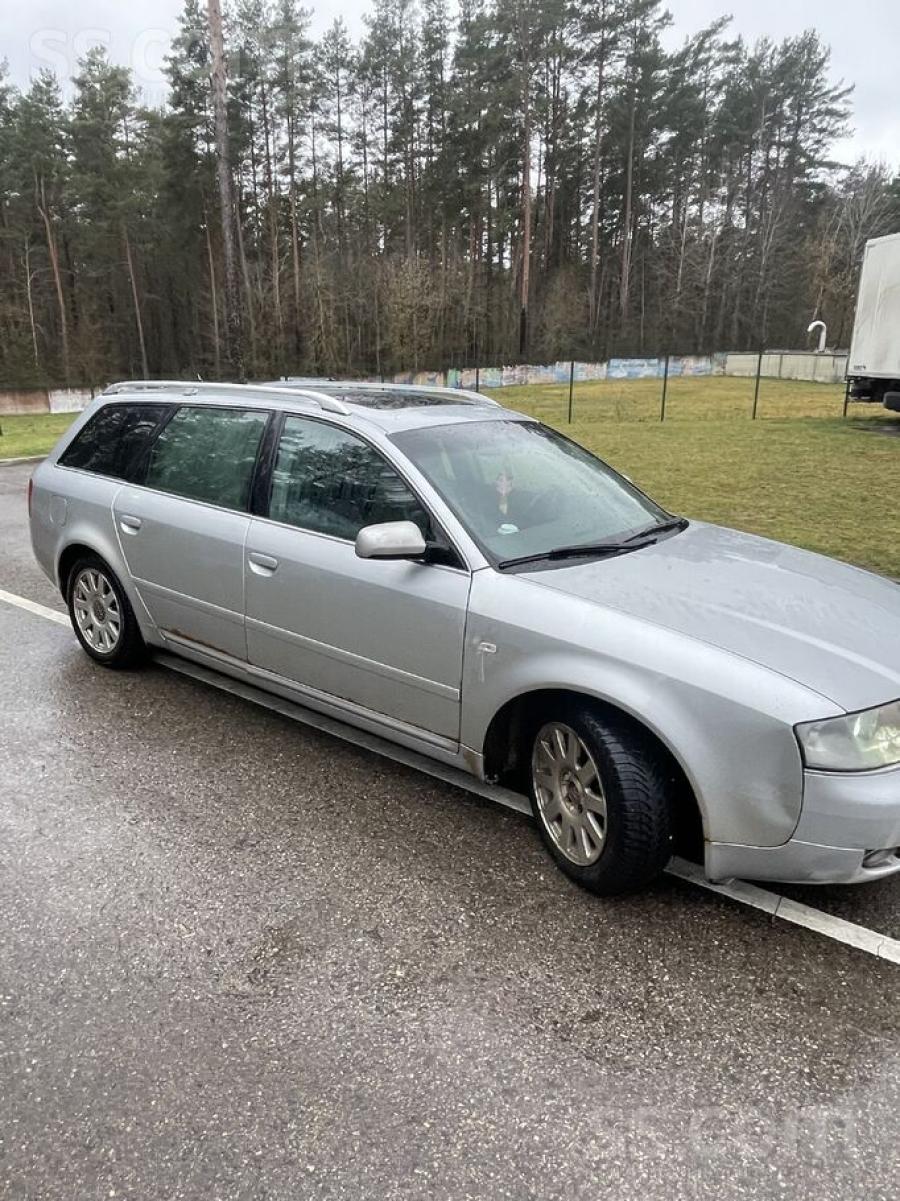 Pelēks Audi A6 2004 Preiļi, ar dzinēja tilpumu 2.50 L un nobraukumu 340 tūkst. km par 1500 €, foto 3 vietnē AUTOMOTO.COM.LV