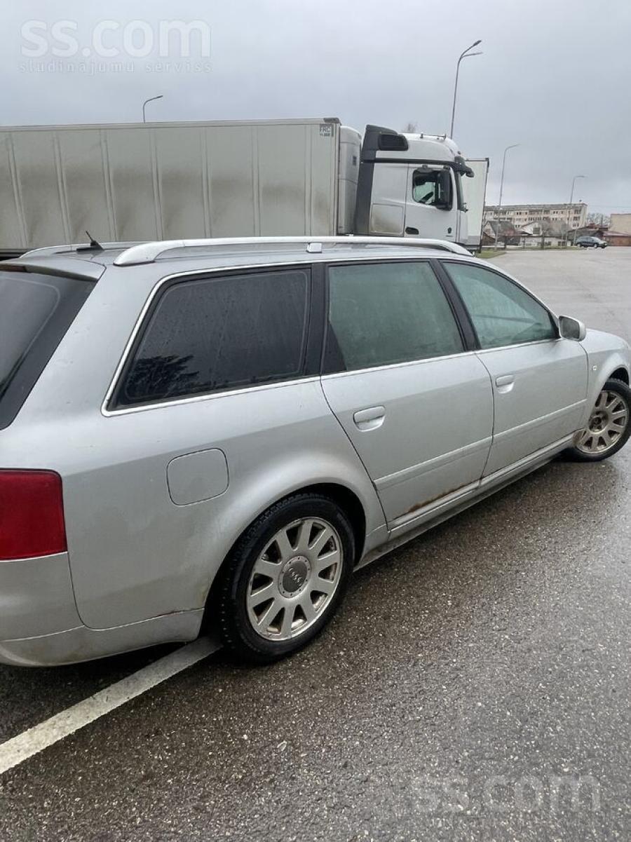 Pelēks Audi A6 2004 Preiļi, ar dzinēja tilpumu 2.50 L un nobraukumu 340 tūkst. km par 1500 €, foto 4 vietnē AUTOMOTO.COM.LV