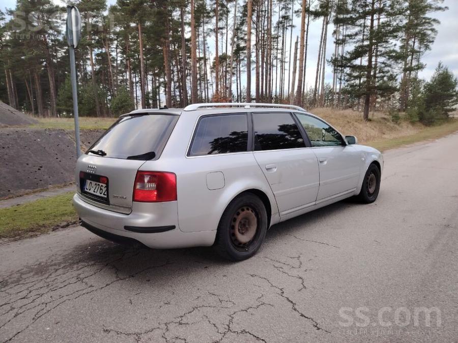 Grey Audi A6 2004 in Ventspils, with an engine capacity of 2.50 L and mileage of 324 thousand km for 1295 €, photo 4 on AUTOMOTO.COM.LV