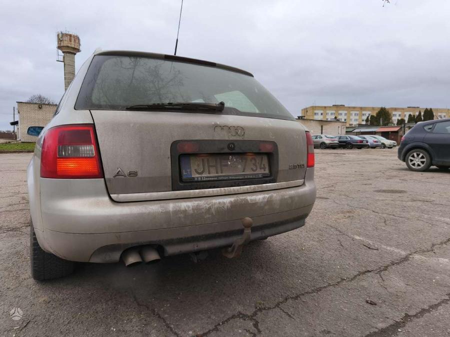 Pelēks Audi A6 2004 Kauņa, ar dzinēja tilpumu 2.50 L un nobraukumu 290 tūkst. km par 800 €, foto 3 vietnē AUTOMOTO.COM.LV