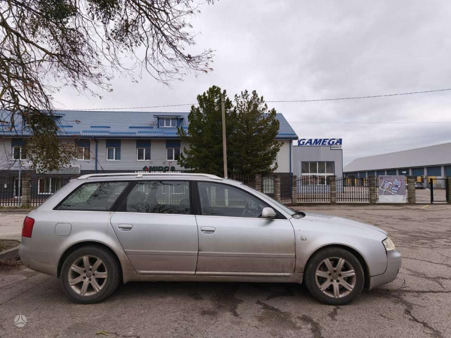 Pelēks Audi A6 2004 Kauņa, ar dzinēja tilpumu 2.50 L un nobraukumu 290 tūkst. km par 800 €, foto 6 vietnē AUTOMOTO.COM.LV