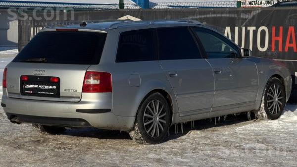 Grey Audi A6 2004 in Liepaja, with an engine capacity of 2.50 L and mileage of 324 thousand km for 1250 €, photo 4 on AUTOMOTO.COM.LV