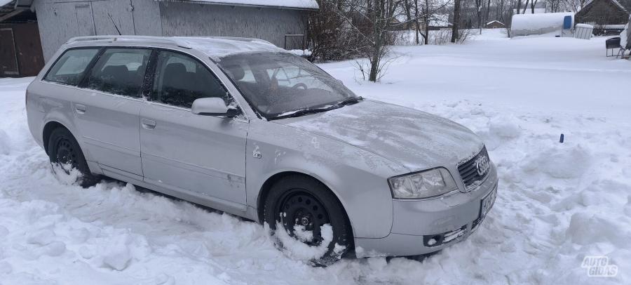 Pelēks Audi A6 2004 Utena, ar dzinēja tilpumu 2.50 L un nobraukumu 250 tūkst. km par 1000 €, foto 1 vietnē AUTOMOTO.COM.LV