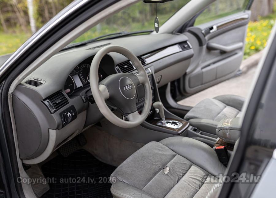 Grey Audi A6 2004 in Tallinn, with an engine capacity of 2.50 L and mileage of 479 thousand km for 1790 €, photo 10 on AUTOMOTO.COM.LV